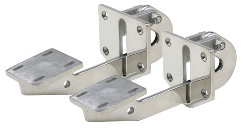CP Performance - Polished Stainless Steel Long Hidden Hatch Hinges