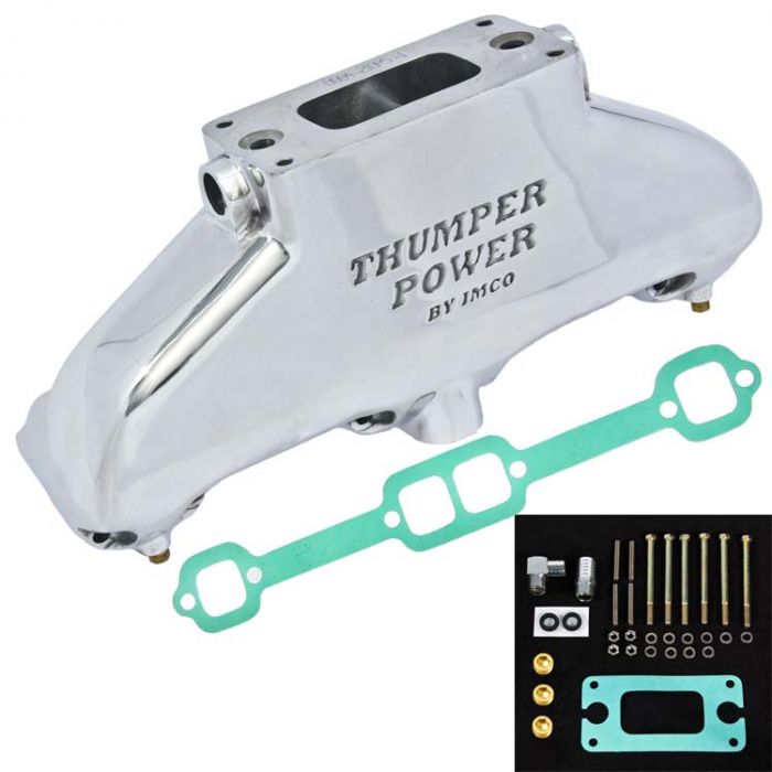CP Performance - Thumper Power Small Block Manifolds (Polished)