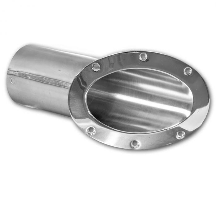 CP Performance - 4" Side Port Exhaust Tips With Internal Flaps (Pair)