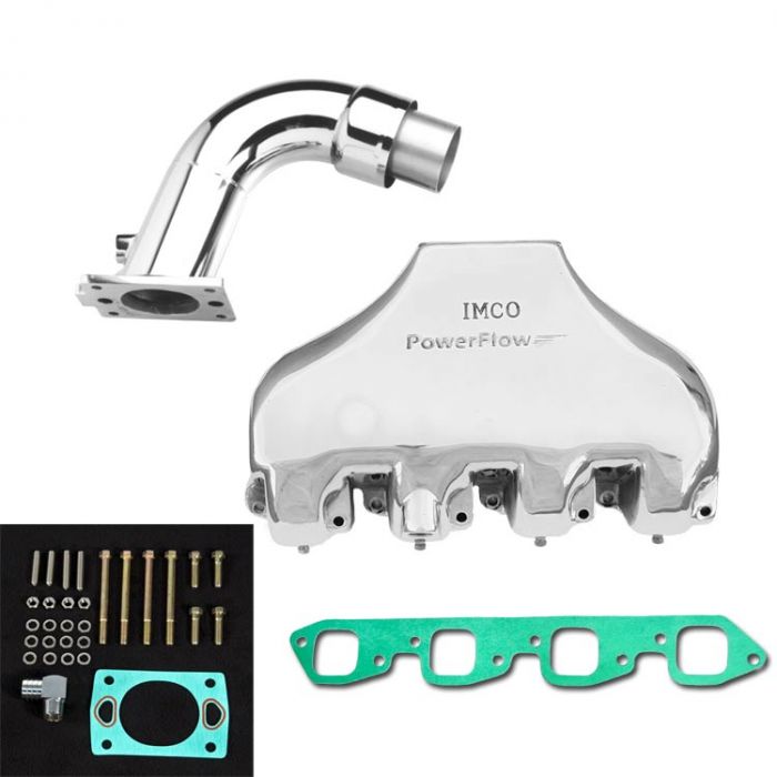 CP Performance - PowerFlow Big Block Polished Manifold and "SA" Riser ...