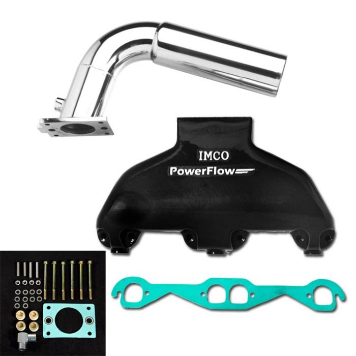 CP Performance - PowerFlow Small Block Manifold and "A" Riser Kit 6"