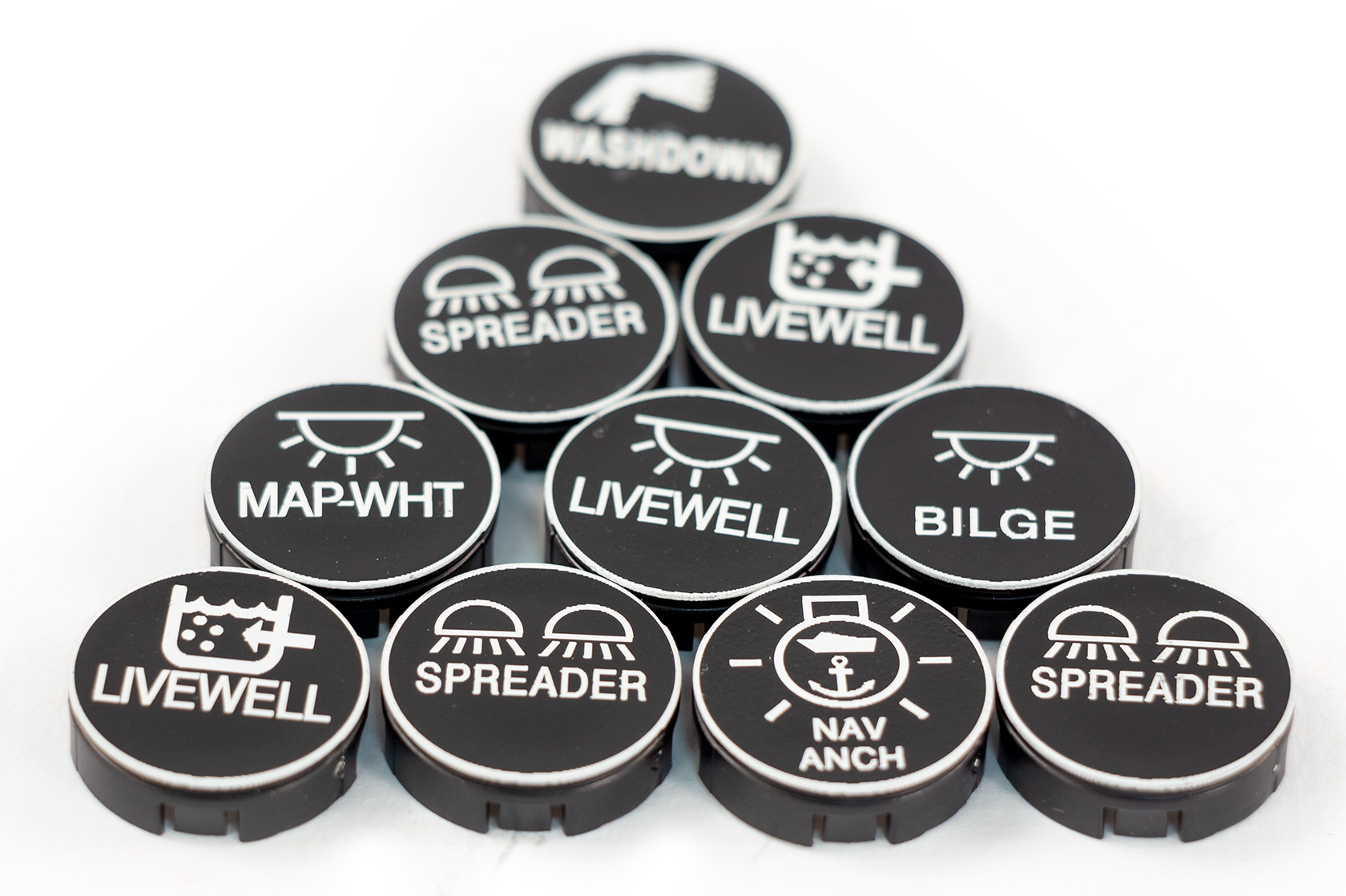 CP Performance - Replacement Buttons for 19mm LED Lit Electronic Push ...