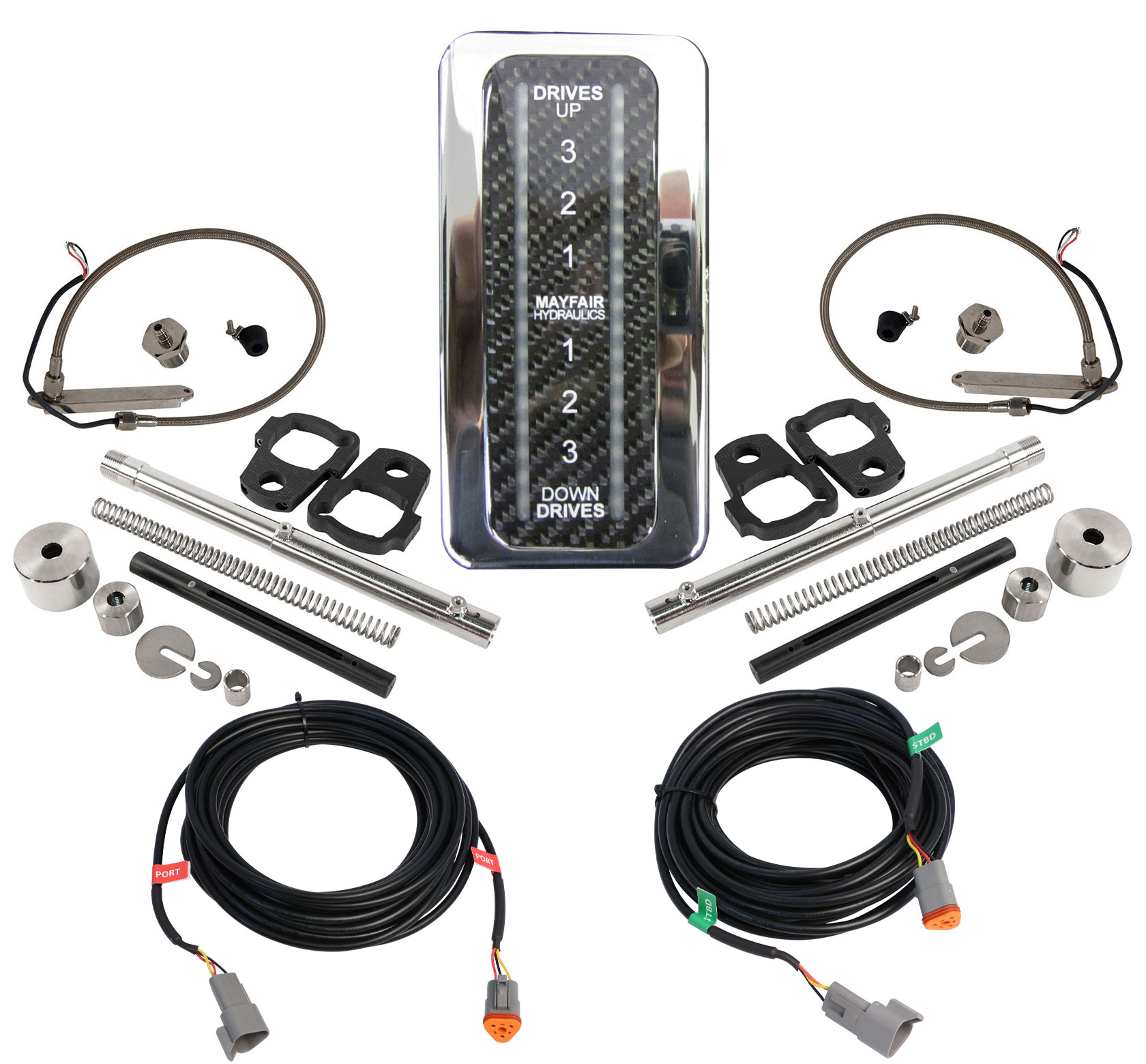 CP Performance - LED Trim Indicator Kit for Dual Mercury Speedmaster ...
