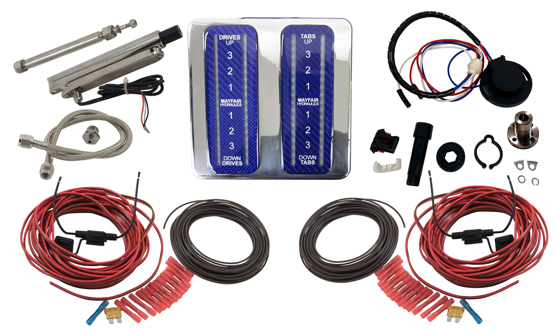CP Performance - LED Trim Indicator Kit for a Single Mercury #6 Outdrive with Mercury Gen2 Trim Tabs