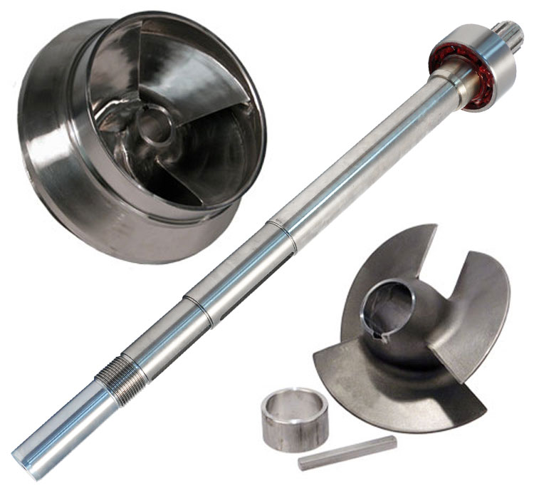 Stainless Impeller, Inducer & Shaft Kit - CP Performance
