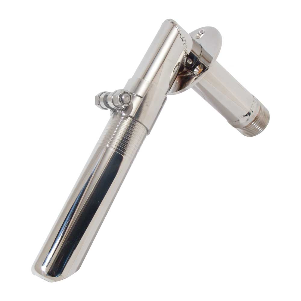 CP Performance - 1" Male NPT Transom Mount Adjustable Water Pick-Up - 316L Stainless Steel