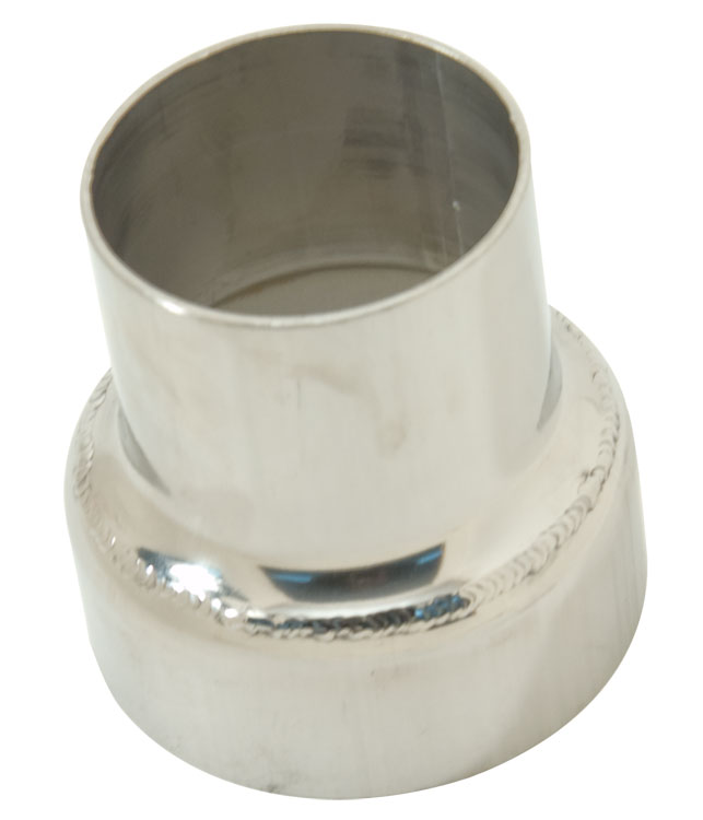 3-1/2" To 4" 316L Stainless Steel Inline Exhaust Reducer - CP Performance