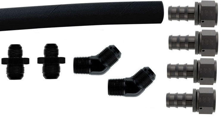 Puke Tank Hose and Fitting Kit - CP Performance