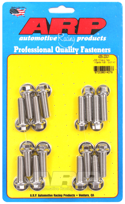 ARP Big Block Chevy 6-point Hex Intake Bolt Kit - CP Performance