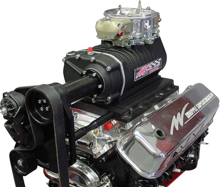 Whipple BBC Intercooled Kit for 4500 Holley, V-Belt, Standard Deck - CP ...