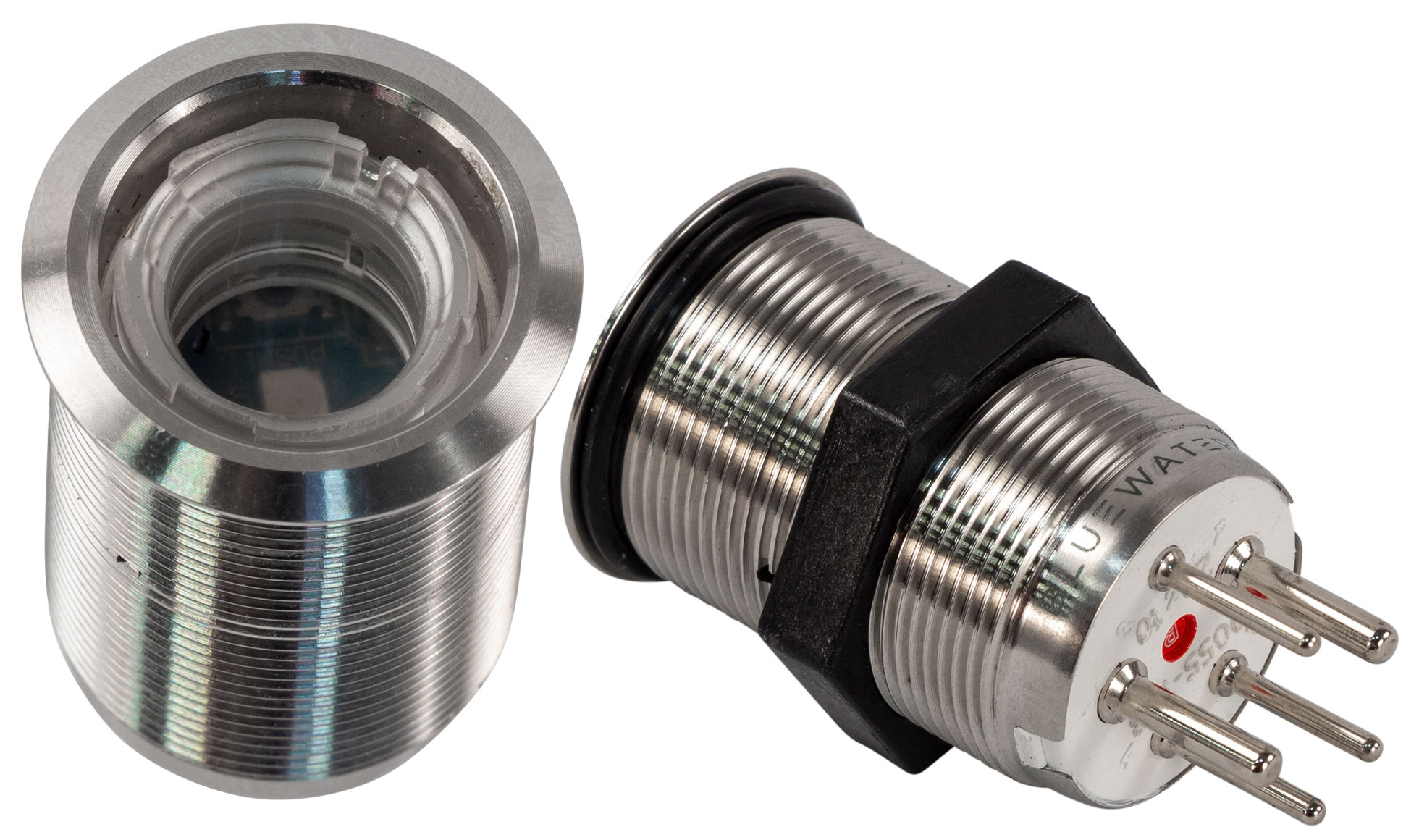 CP Performance - Bluewater 22mm LED Lit Electronic Push Button On-On-Off Switch (Standard LED)