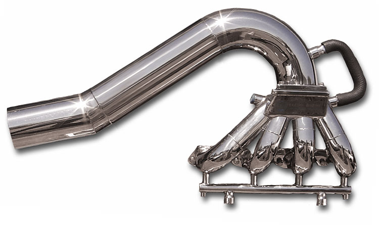 Cyclone Water Jacketed Header System For GM Big Block Standard ...