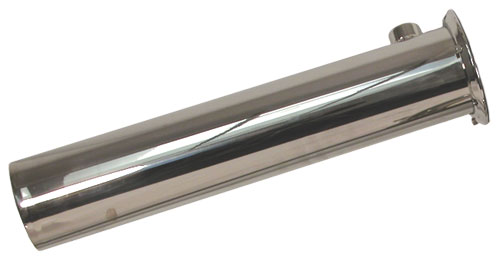 Hurricane Dry Style Tailpipes Built To Your Custom Dimensions - 4-1/2" Polished, Pair - CP ...