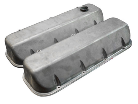 CP Performance - Xtreme Series Valve Covers, Satin with 1 Hole Machined