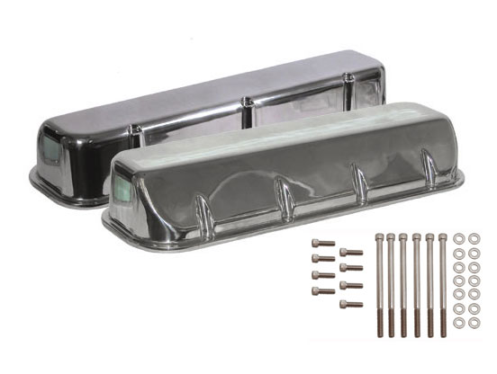 CP Performance - Xtreme Series Valve Cover Kit, Polished, for Dry Sump