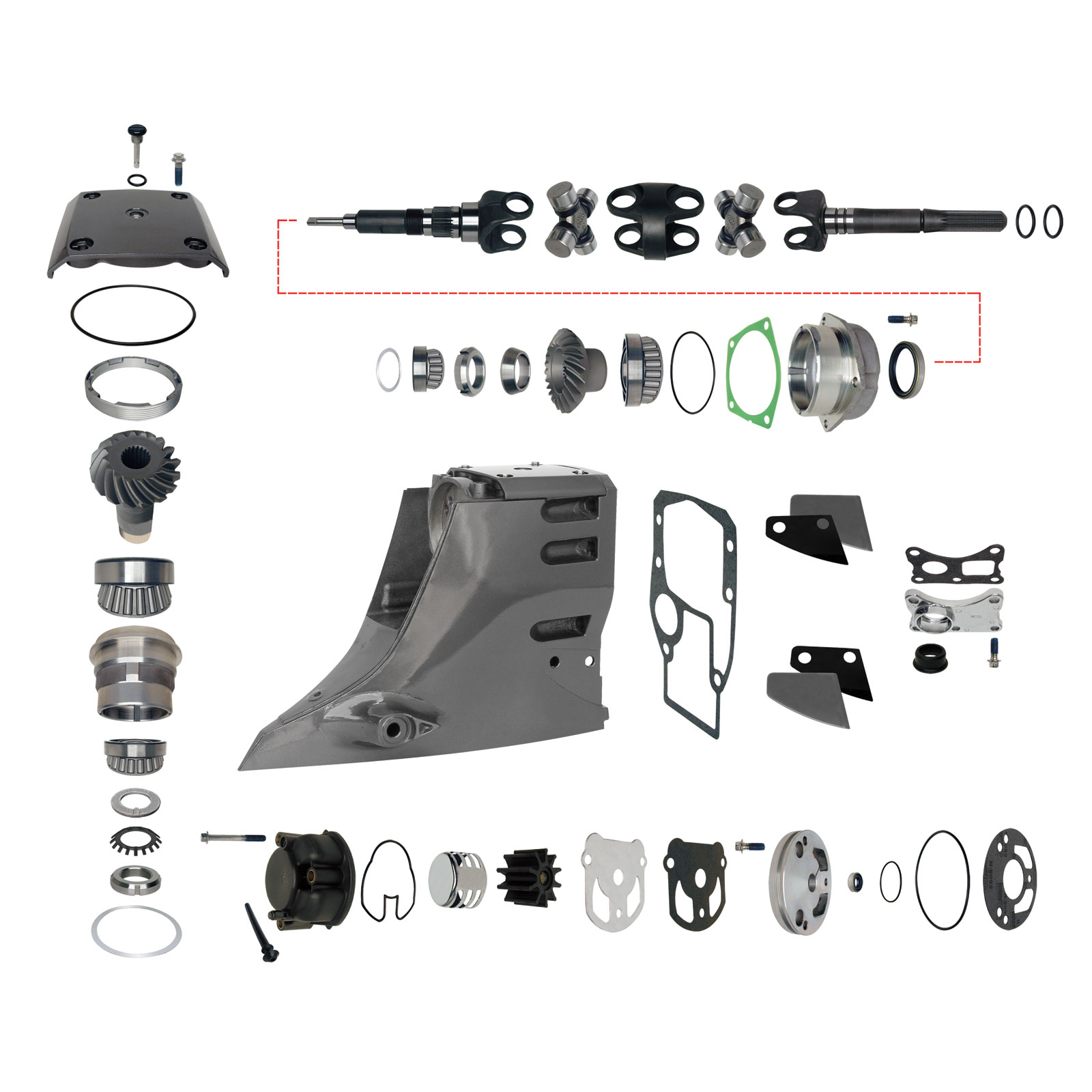 CP Performance - Complete Upper Gear Case Assembly Kit