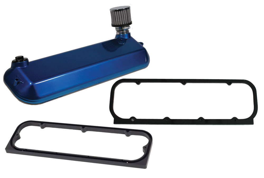 Big Block Chevy 2-Piece Valve Covers w/Valve Spring Oilers - CP Performance