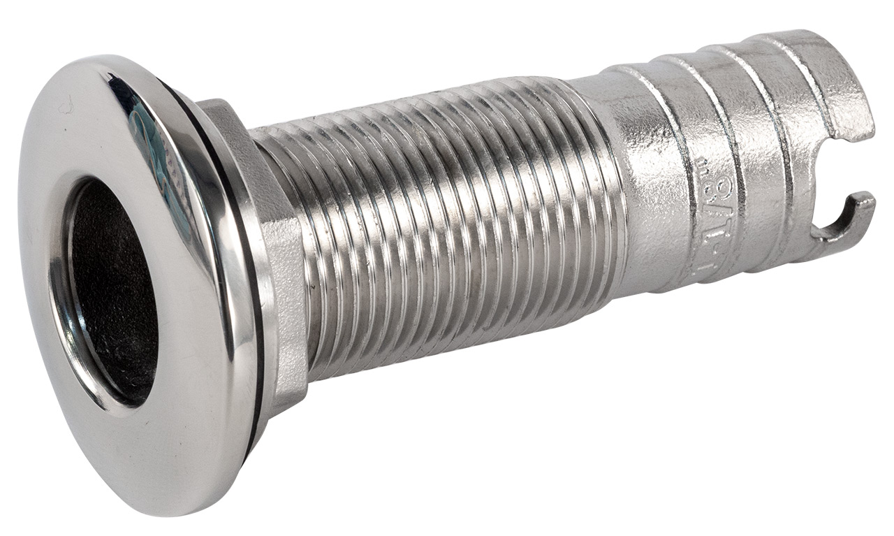 1-1/8" Slip-On Hose Stainless Steel Water Discharge Fitting - CP ...