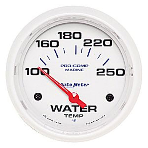 Autometer 2-5/8" Electric Water Temperature 100-250F Gauge - CP Performance