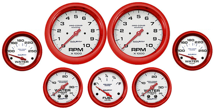 Boat Engine Gauges